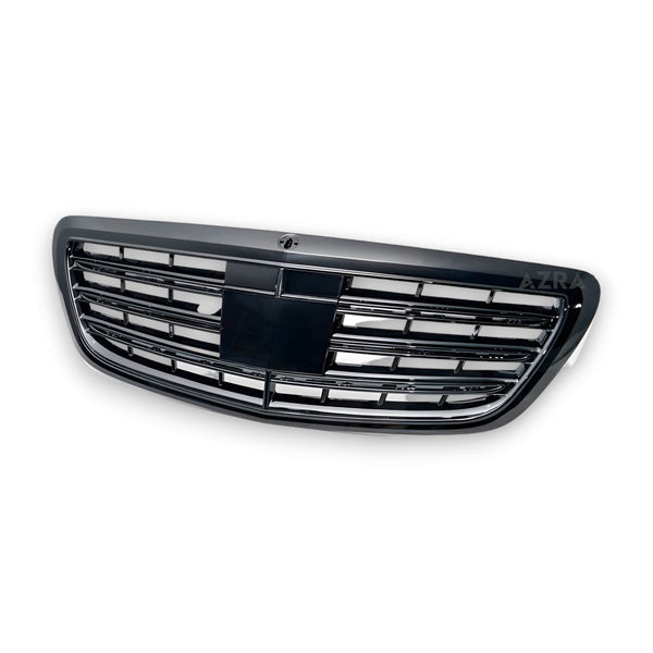 AZRA Mercedes-Benz S Class W222 AMG Grille | Gloss Black / Chrome ...